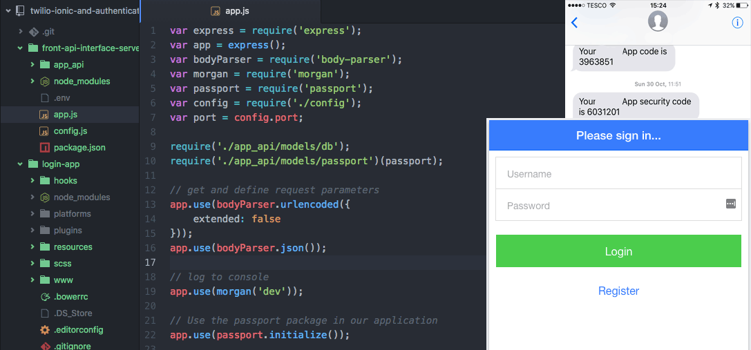 Mean Stack User Authentication And Sms Validation With Twilioauthy Part 22 Creating The