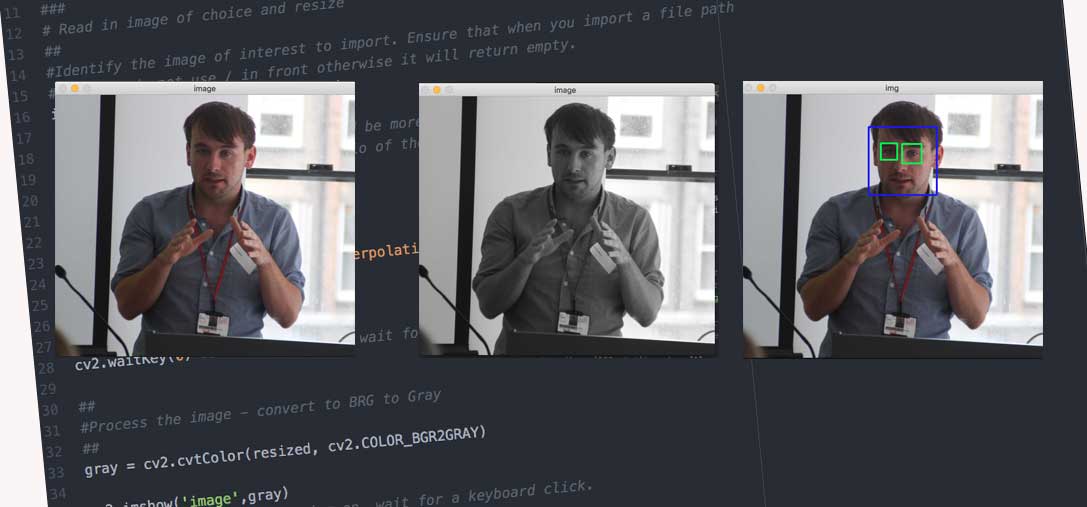 Face and Eye Detection with Python - Static Image