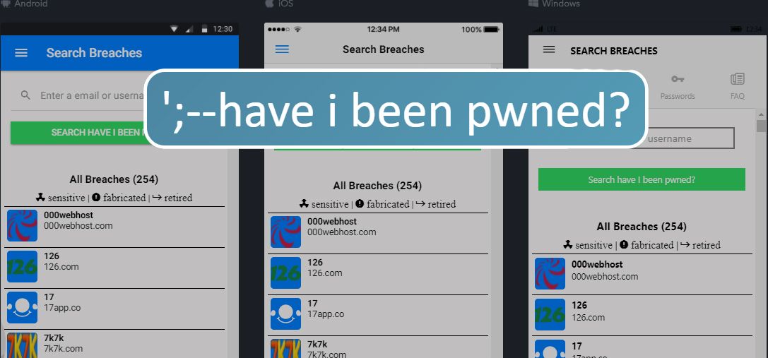 Pwned App Learning Firebase And Typescript Using Have I Been Pwned Api